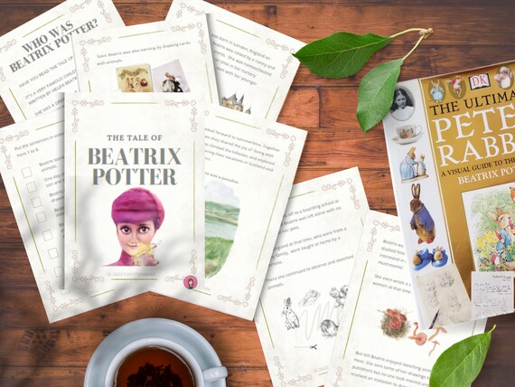 Beatrix Potter Unit Study Lapbook Template Homeschool - Etsy