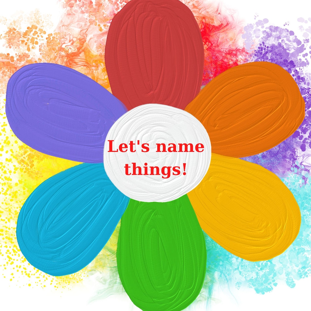Let's Name Things / Flashcards - Etsy