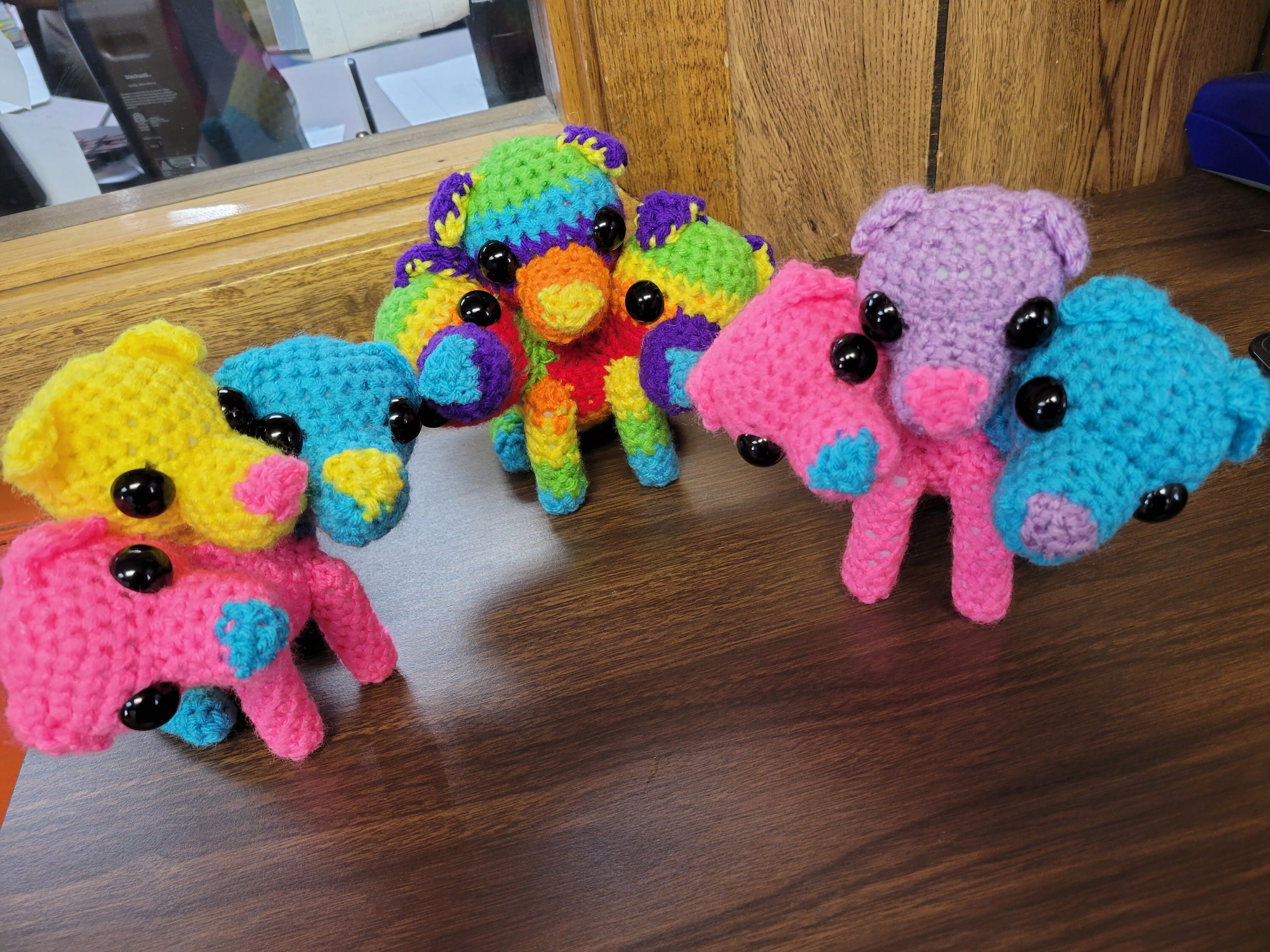 Pride Pups, Lgbtq+, Crochet Toy, Pride, Gothic Creation, Handmade - Etsy