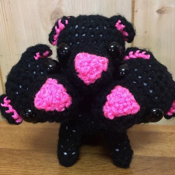 Crochet Cerberus Pup Handmade Amigurumi Toy Crochet Dog | Etsy