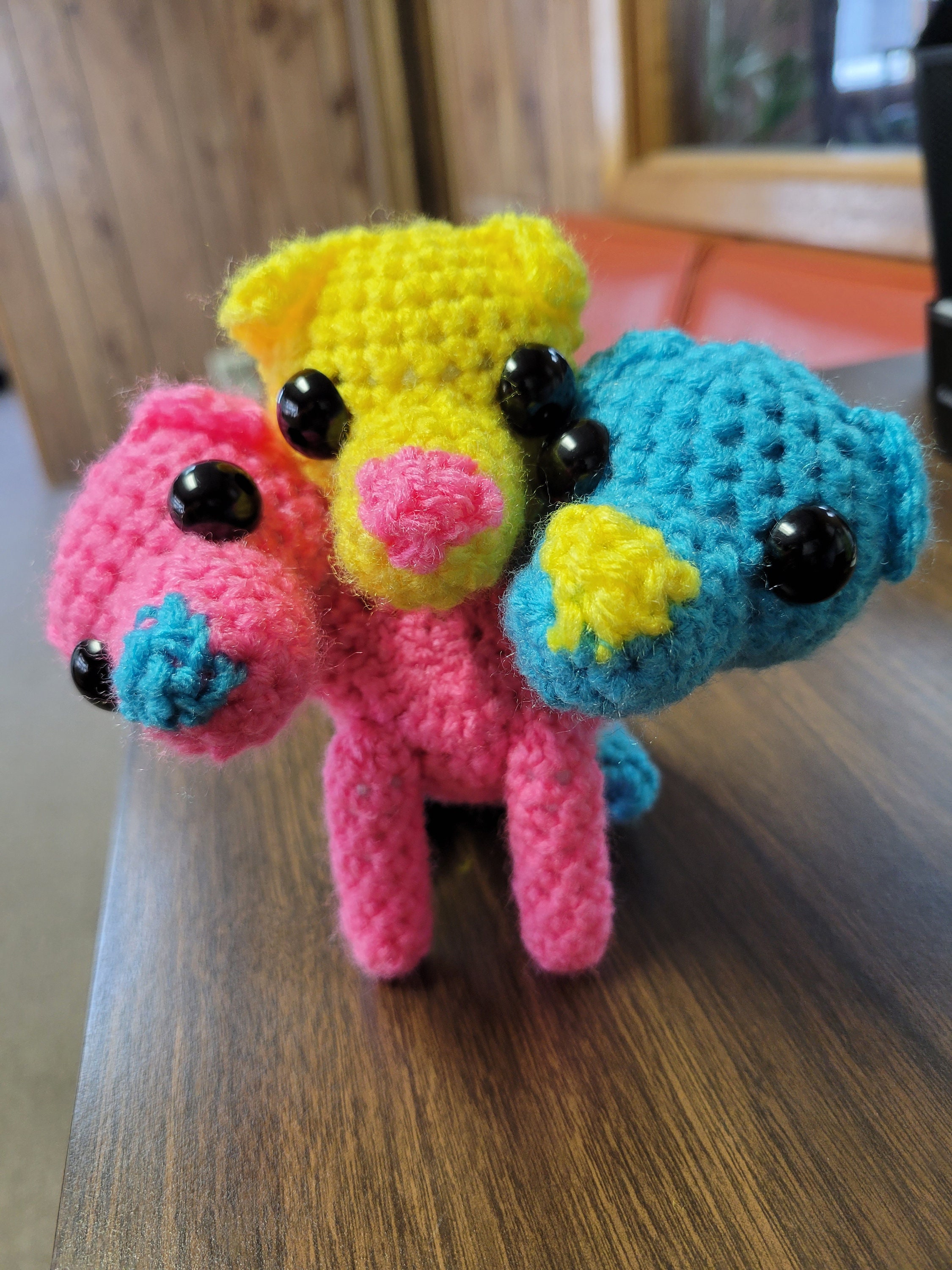 Pride Pups, Lgbtq+, Crochet Toy, Pride, Gothic Creation, Handmade - Etsy
