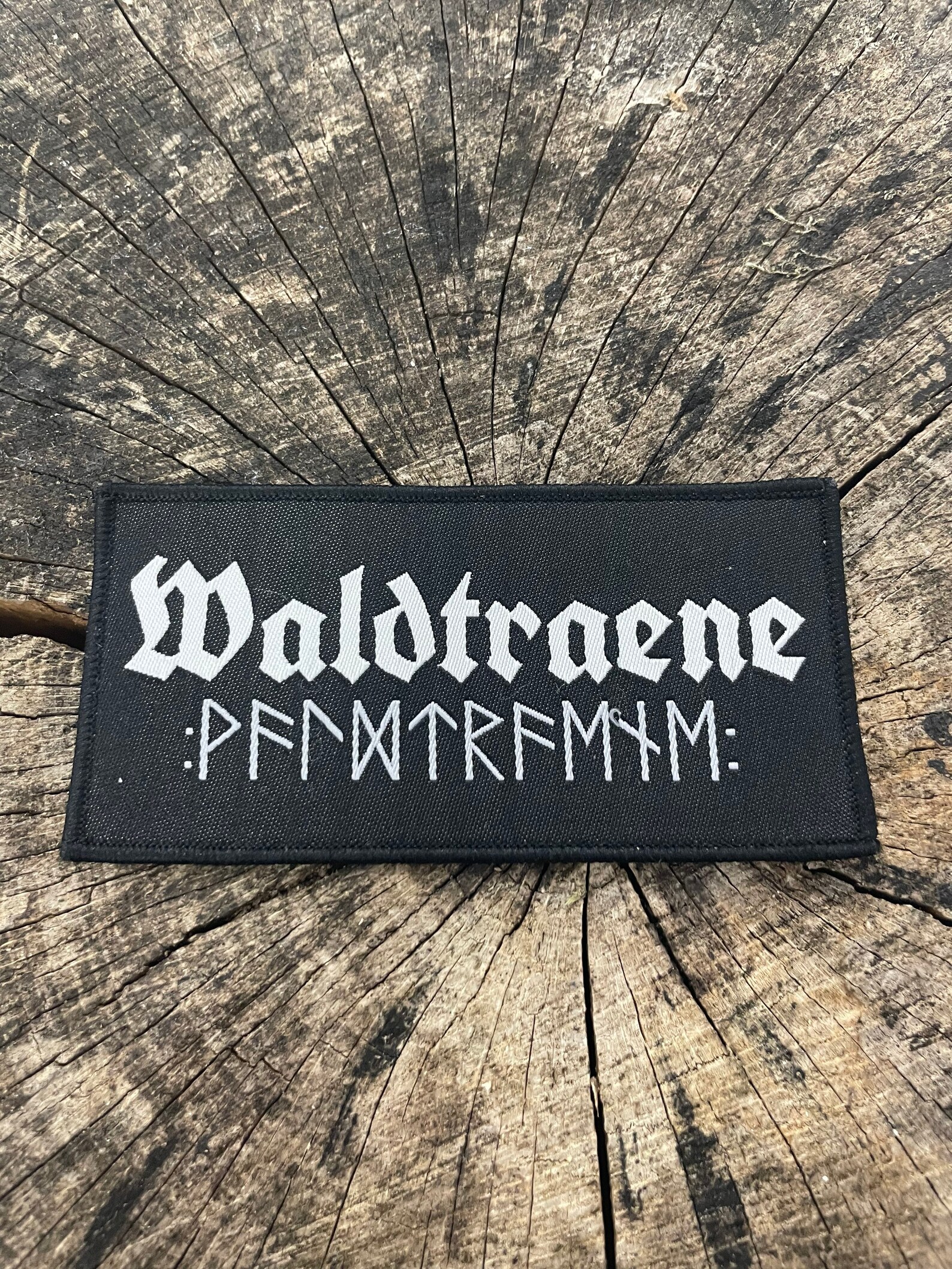 Waldtraene Runes Patch Heathen Paganism - Etsy