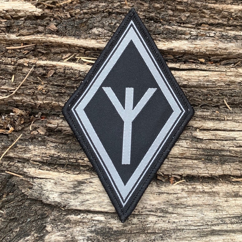 Algiz Rune Rune of Life Patch Heathen Paganism - Etsy