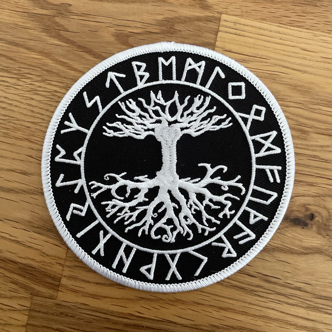 Waldtraene - Runic Circle Patch | Heathen - Paganism - Etsy