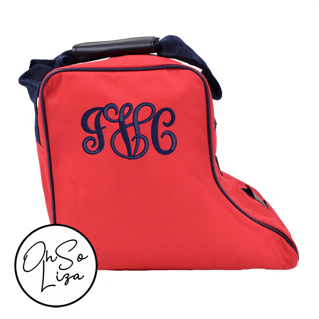 Personalised Equestrian Paddock Boot Bag - Field Boot Bag - Embroidered ...