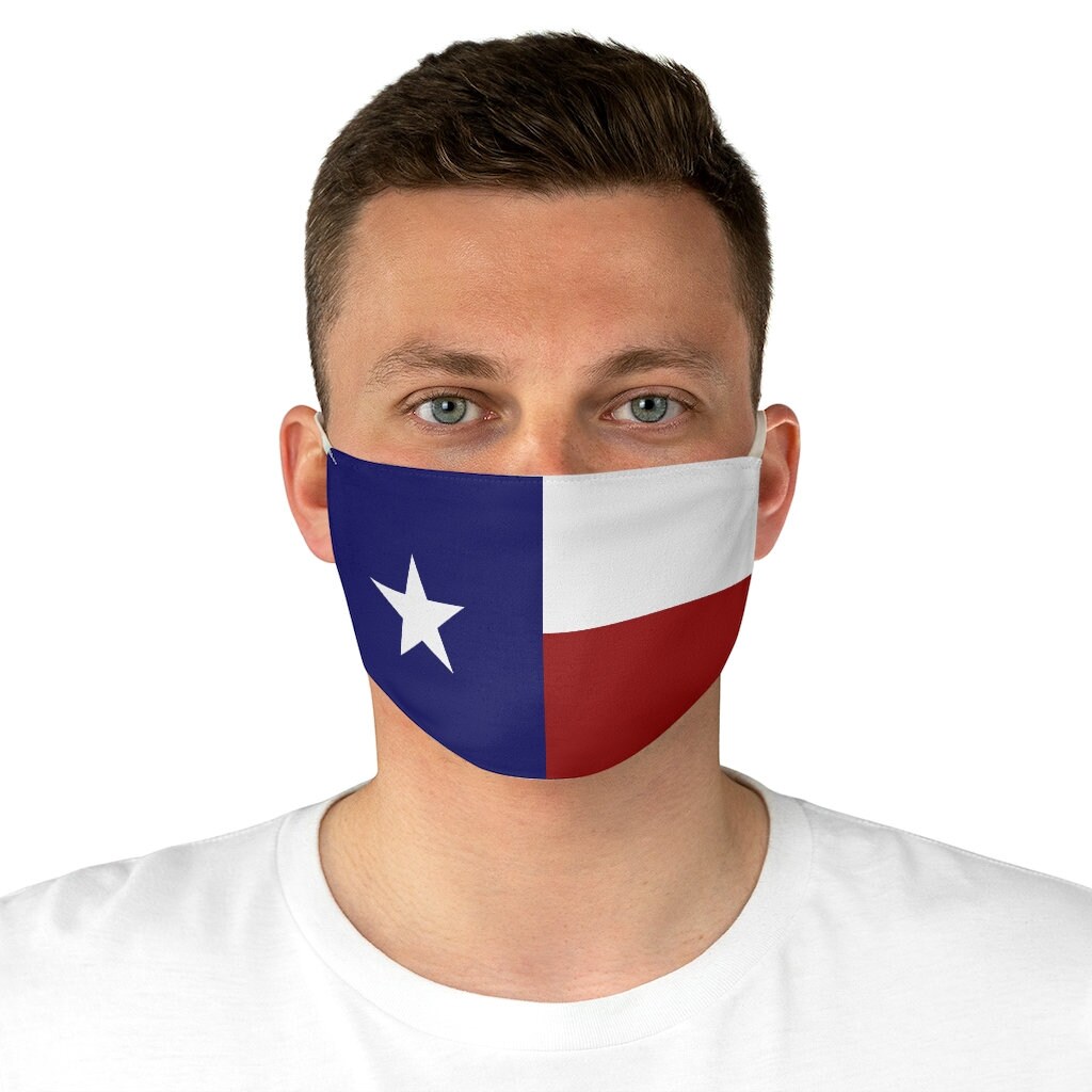 Texas Flag Mask, Republic of Texas Mask, Lone Star Face Mask - Etsy