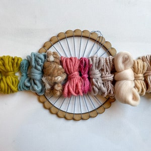 Circular Weaving Kit and Loom - Seashell - Etsy