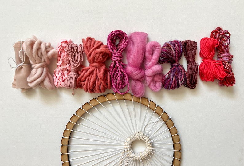 Circular Loom Kit - Weaving - Very Berry - Etsy