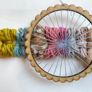 Circular Weaving Kit and Loom - Seashell - Etsy