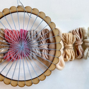 Circular Weaving Kit and Loom - Seashell - Etsy