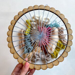 Circular Weaving Kit and Loom - Seashell - Etsy