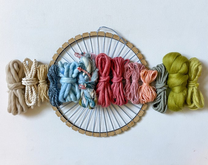 Circular Loom Kit Weaving Botanical - Etsy