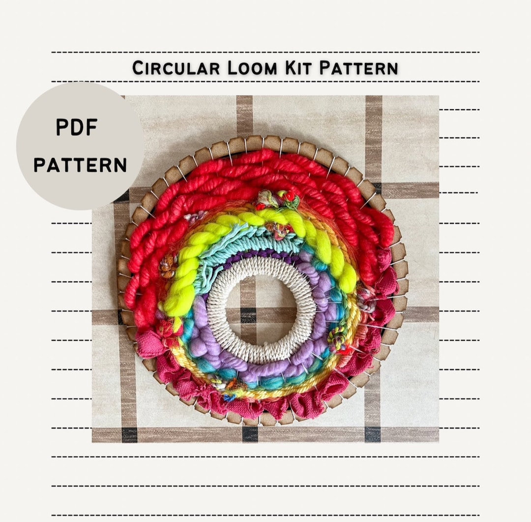 PDF Digital Download Weaving Pattern - Double Rainbow - Etsy