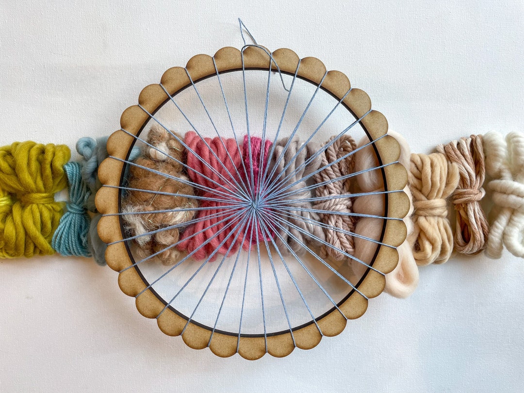 Circular Weaving Kit and Loom - Seashell - Etsy