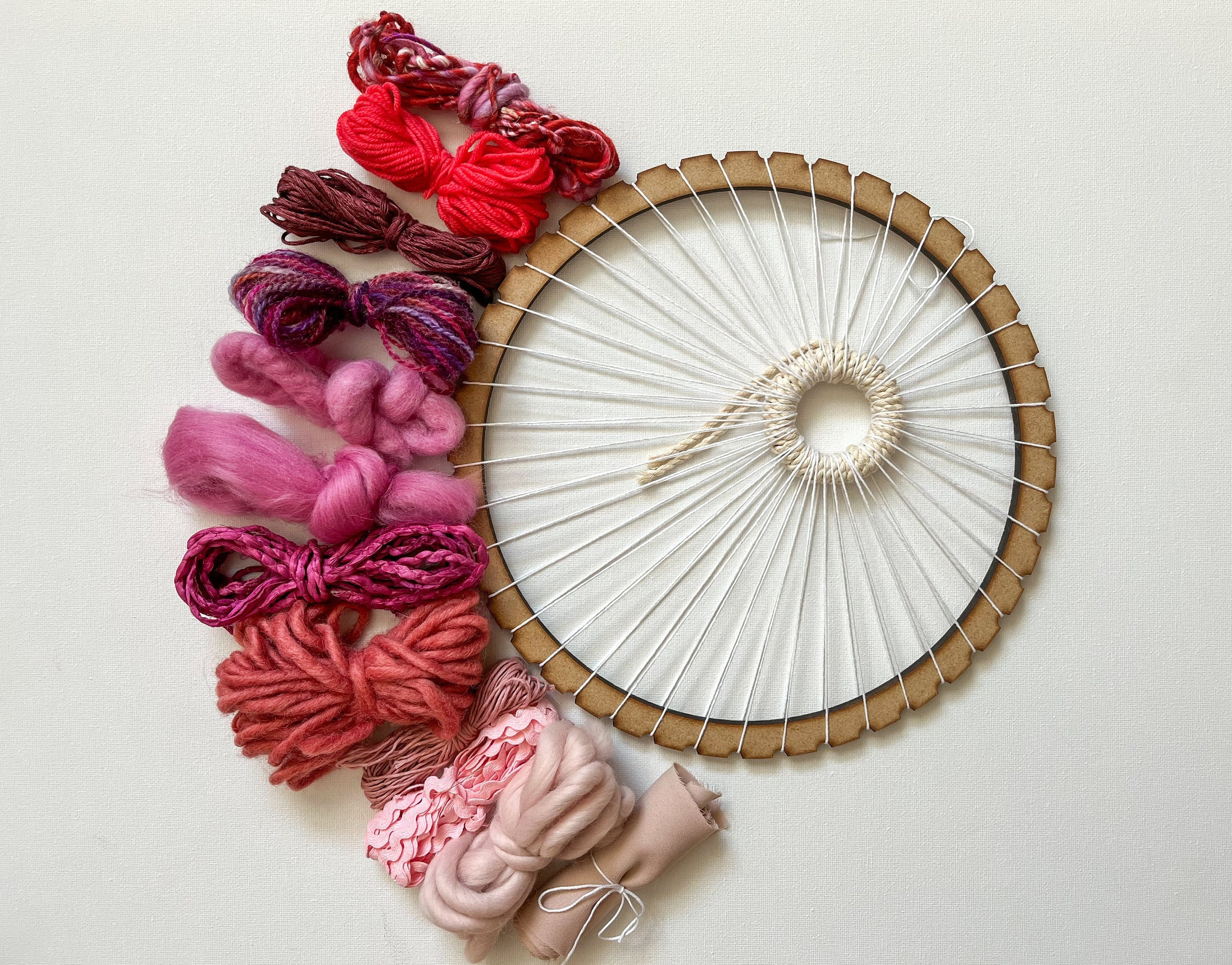 Circular Loom Kit - Weaving - Very Berry - Etsy
