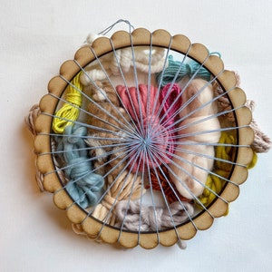 Circular Weaving Kit and Loom - Seashell - Etsy