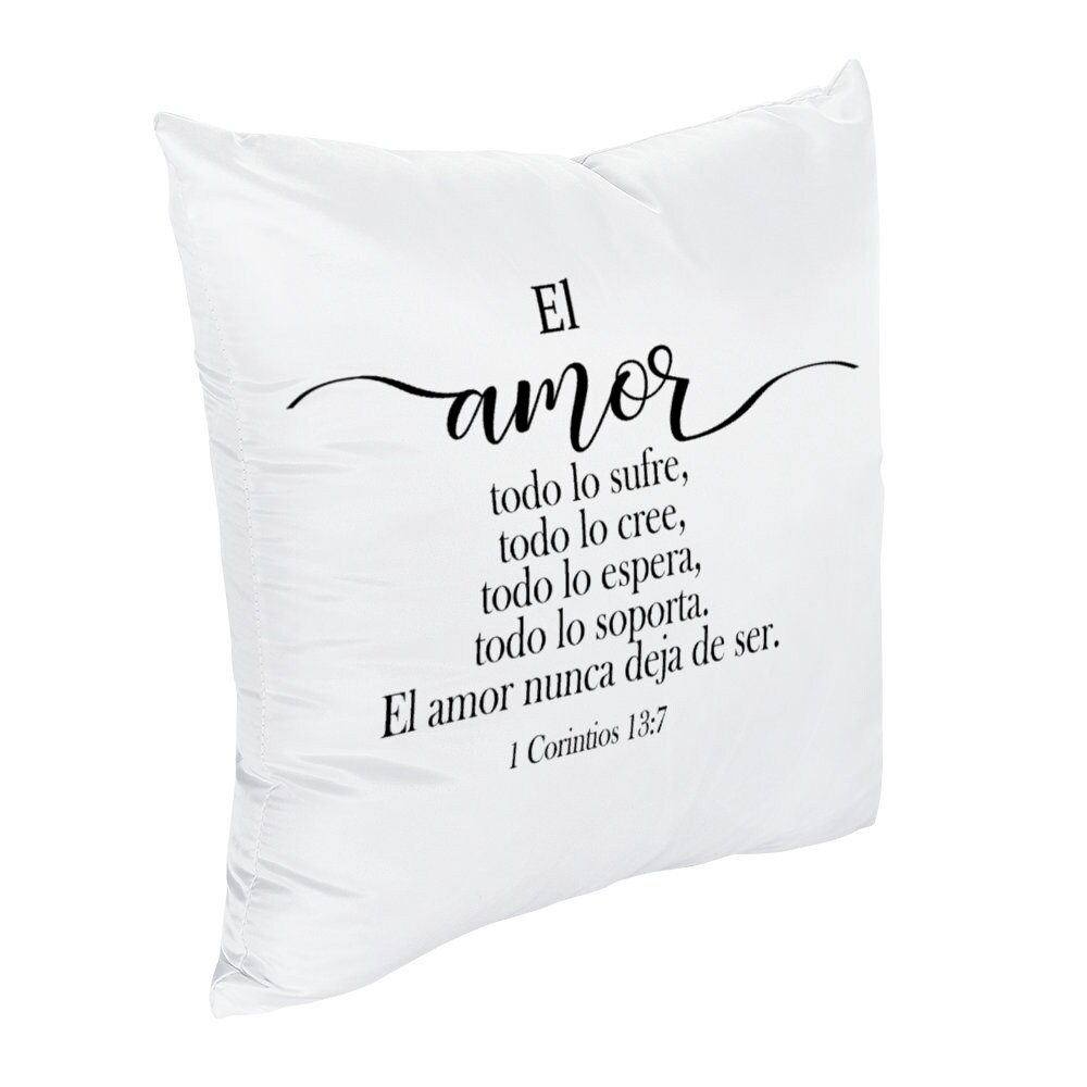 El Amor Todo Lo Sufre Christian Spanish Pillow Spanish Gift - Etsy