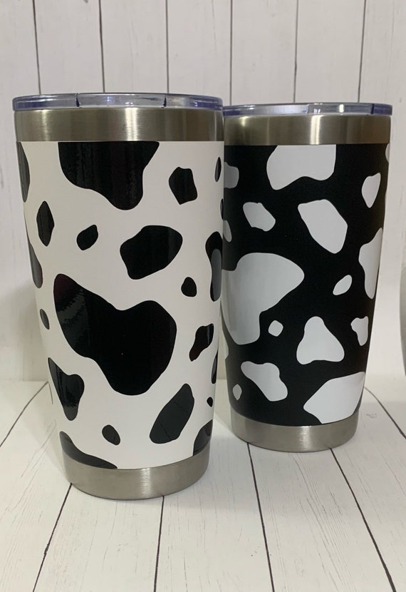 Cow Print Stainless Steel Tumbler - Etsy
