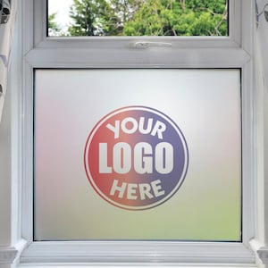 Custom Frosted Window Sticker: Personalized Storefront Logo Film - Etsy