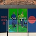 Personalised Large Window Banner Sticker | Printed Decal for Business ...