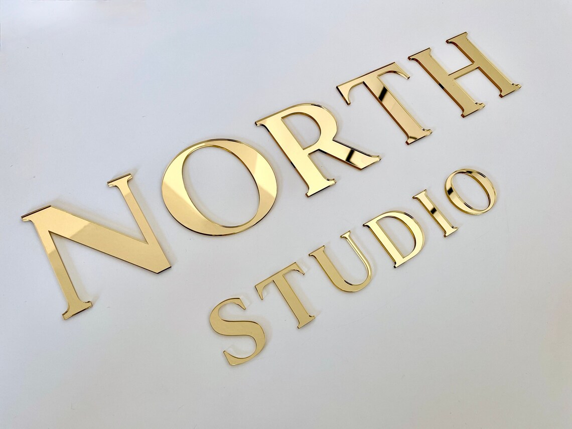 Gold Acrylic Letters Custom Acrylic Sign Wedding Name - Etsy