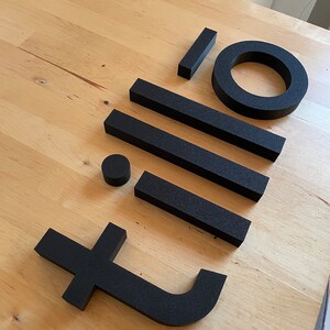 Premium Black 3D Wall Letters | Custom 3D Wall Logo | 3D Sign - Etsy