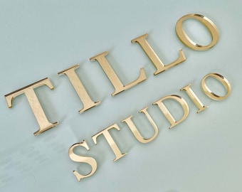 Custom Gold Letters, Alphabet Letter Wedding Sign Decor, Custom Acrylic ...