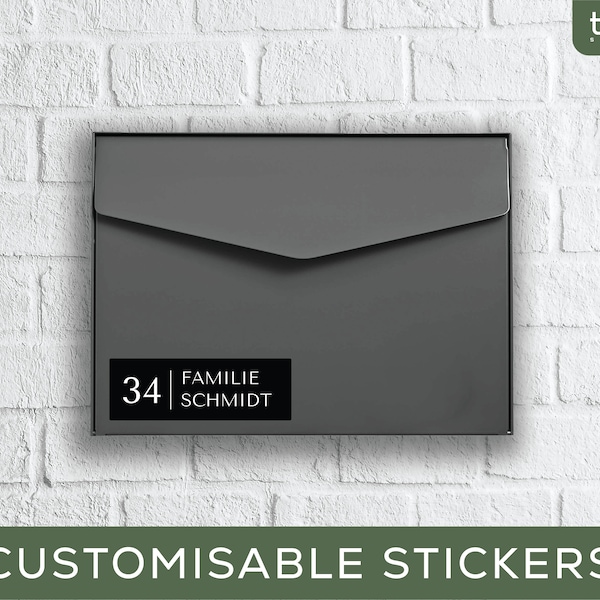 Mailbox Sticker - Etsy