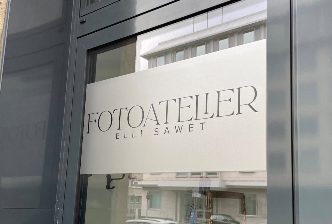 Custom Frosted Window Sticker: Personalized Storefront Logo Film - Etsy