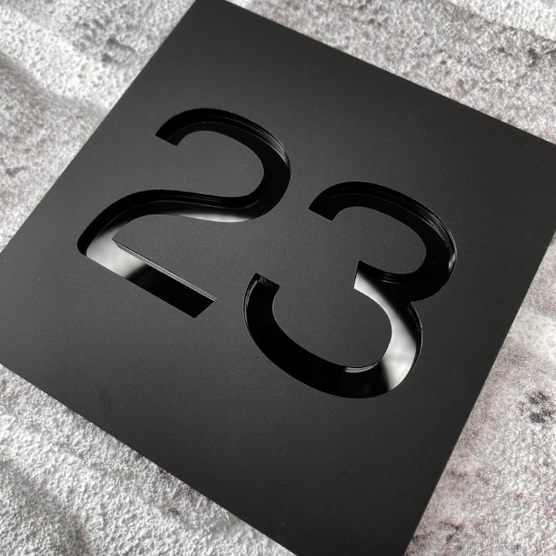 House Door Number Plate - Etsy