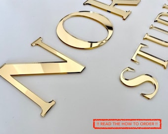 Gold Name Sign - Etsy