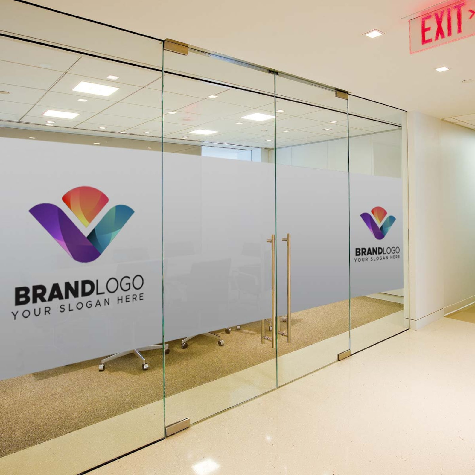 Custom Frosted Window Sticker: Personalized Storefront Logo Film - Etsy