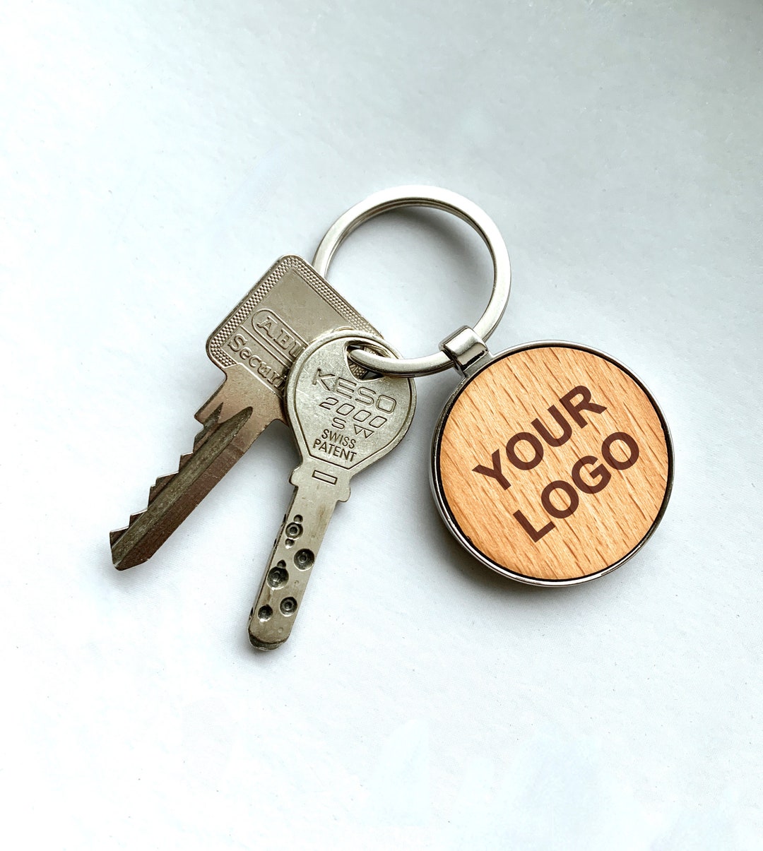 Personalised Logo Engraved Keychain | Company Gift, Company Logo - Etsy