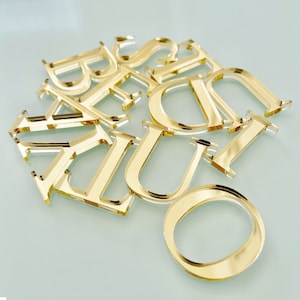 Gold Acrylic Letters | Custom Acrylic Sign | Wedding Name Decor - Etsy