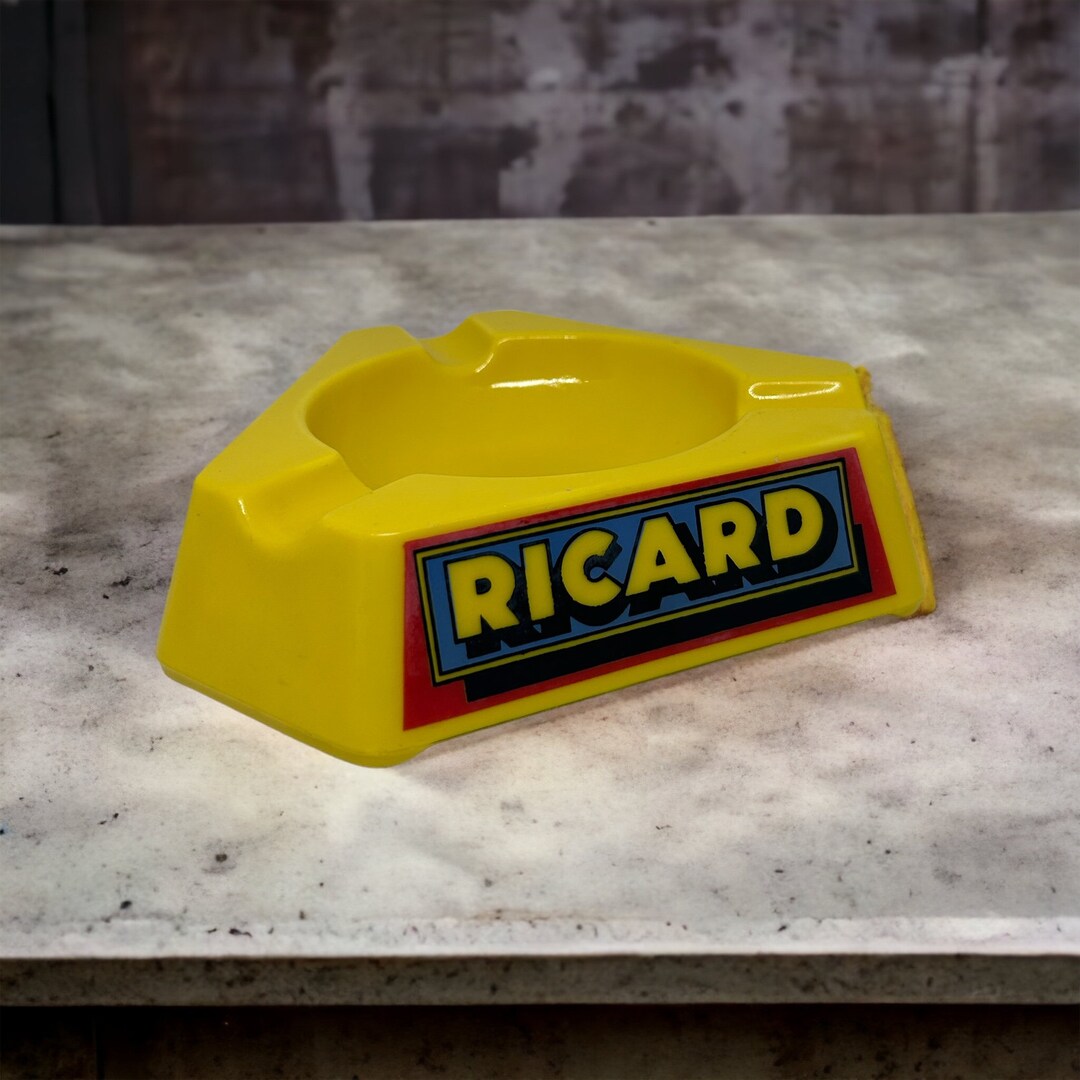 Vintage Ricard Liqueur Glass Ashtray Opalex France - Etsy