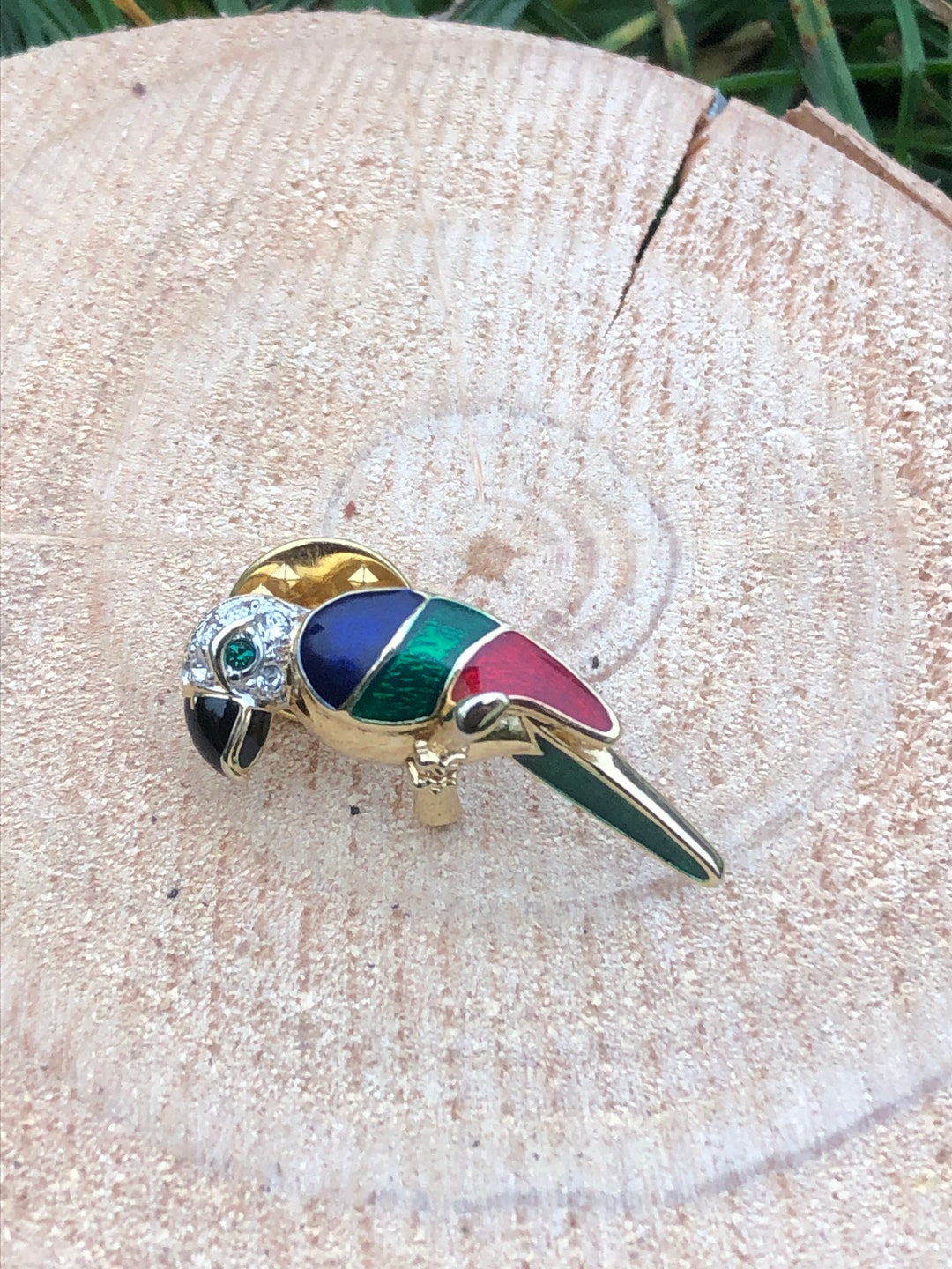 Beautiful Colored Vintage Ara Pin - Etsy