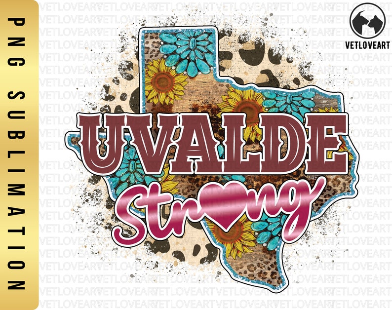 Uvalde Strong Png Pray for Texas Uvalde Strong Leopard Png - Etsy