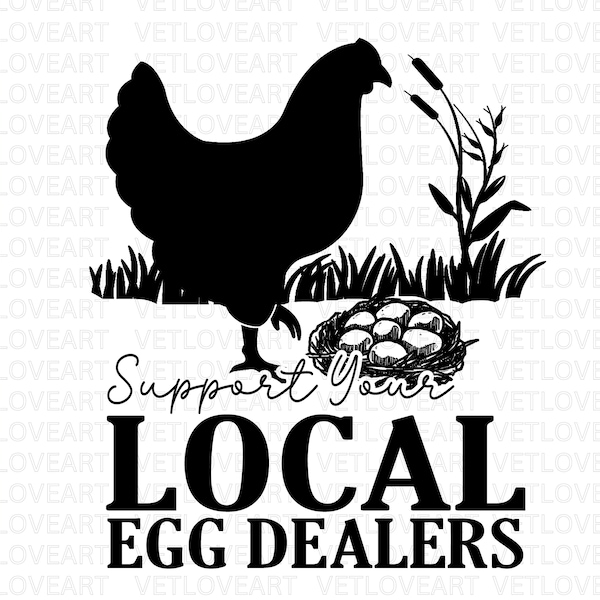 Support Your Local Egg Dealer - Etsy