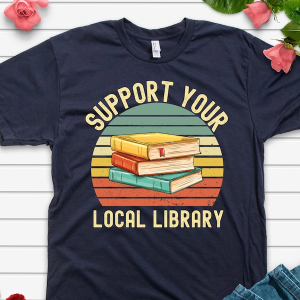 Library Shirt - Etsy