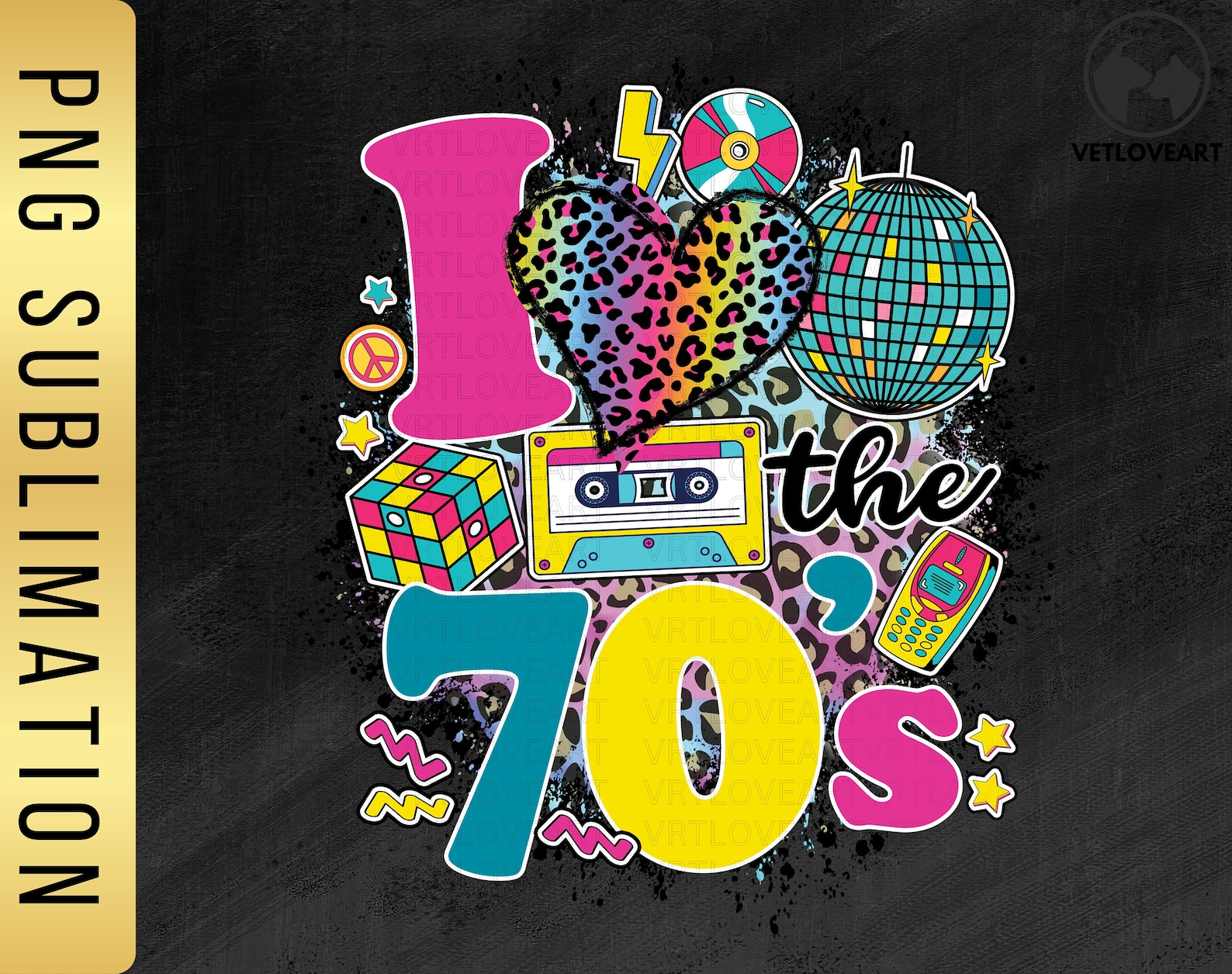 I Love the 70s PNG Retro 70s Png Take Me Back 70s Png - Etsy