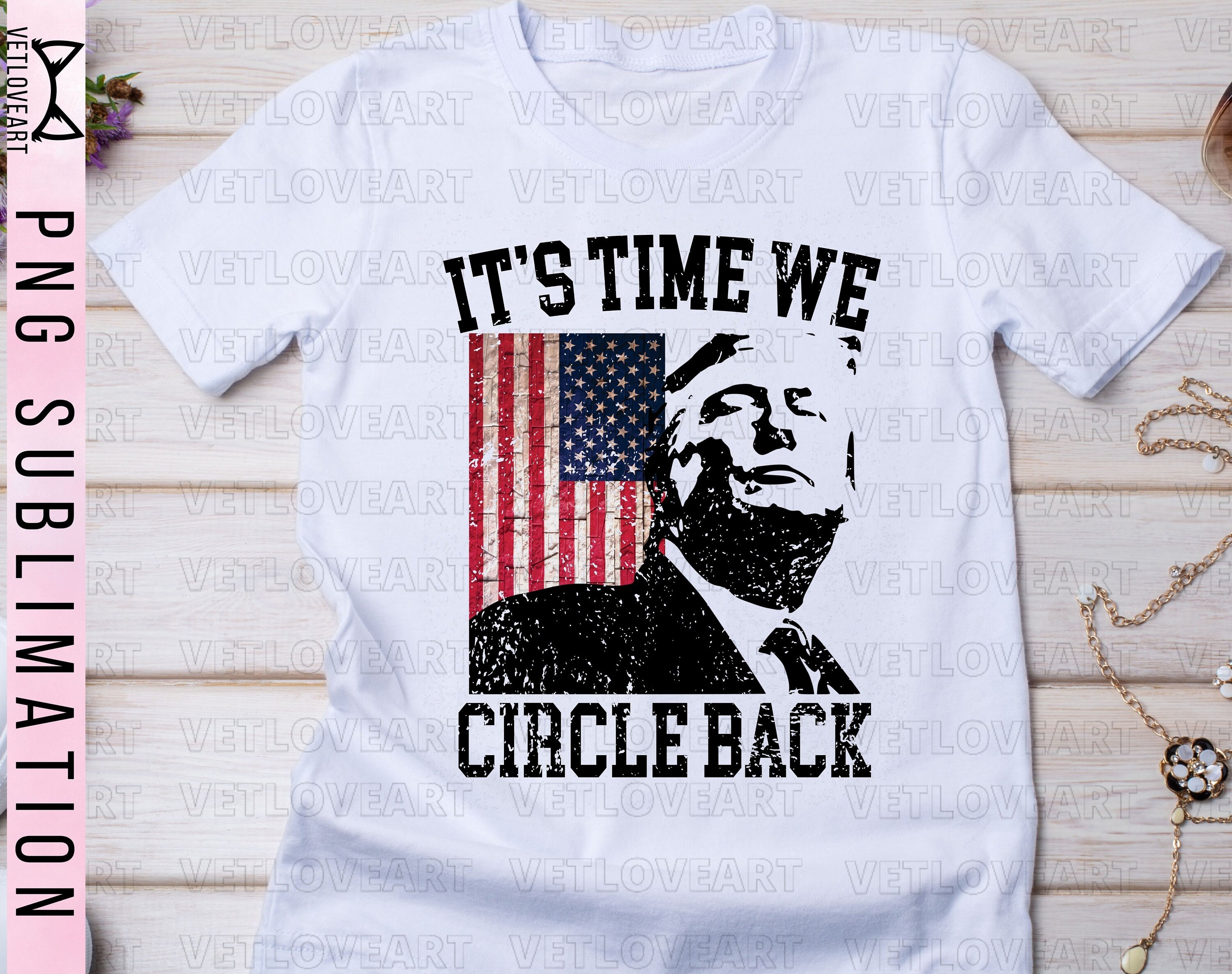 Trump 2024 PNG Fileit's Time We Circle Backtrump Circle - Etsy