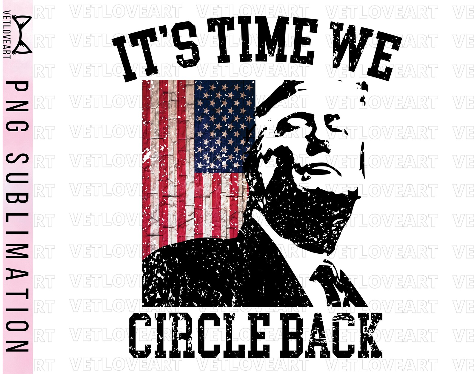 Trump 2024 PNG Fileit's Time We Circle Backtrump Circle - Etsy