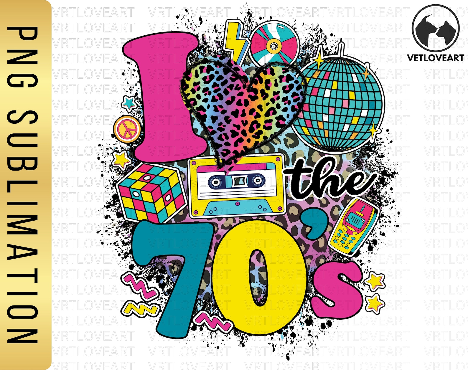 I Love the 70s PNG Retro 70s Png Take Me Back 70s Png - Etsy