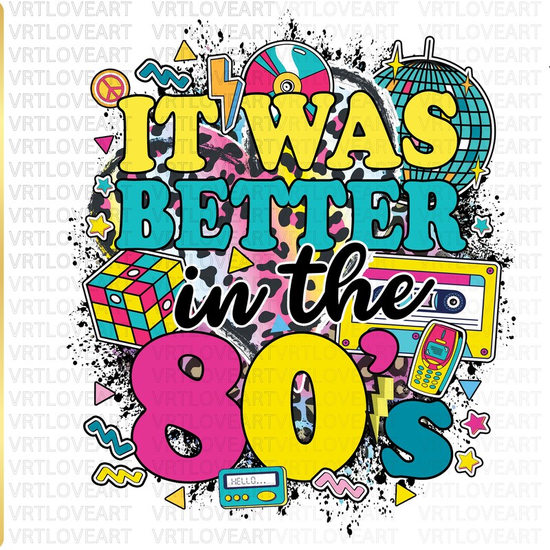 80s Theme Svg - Etsy