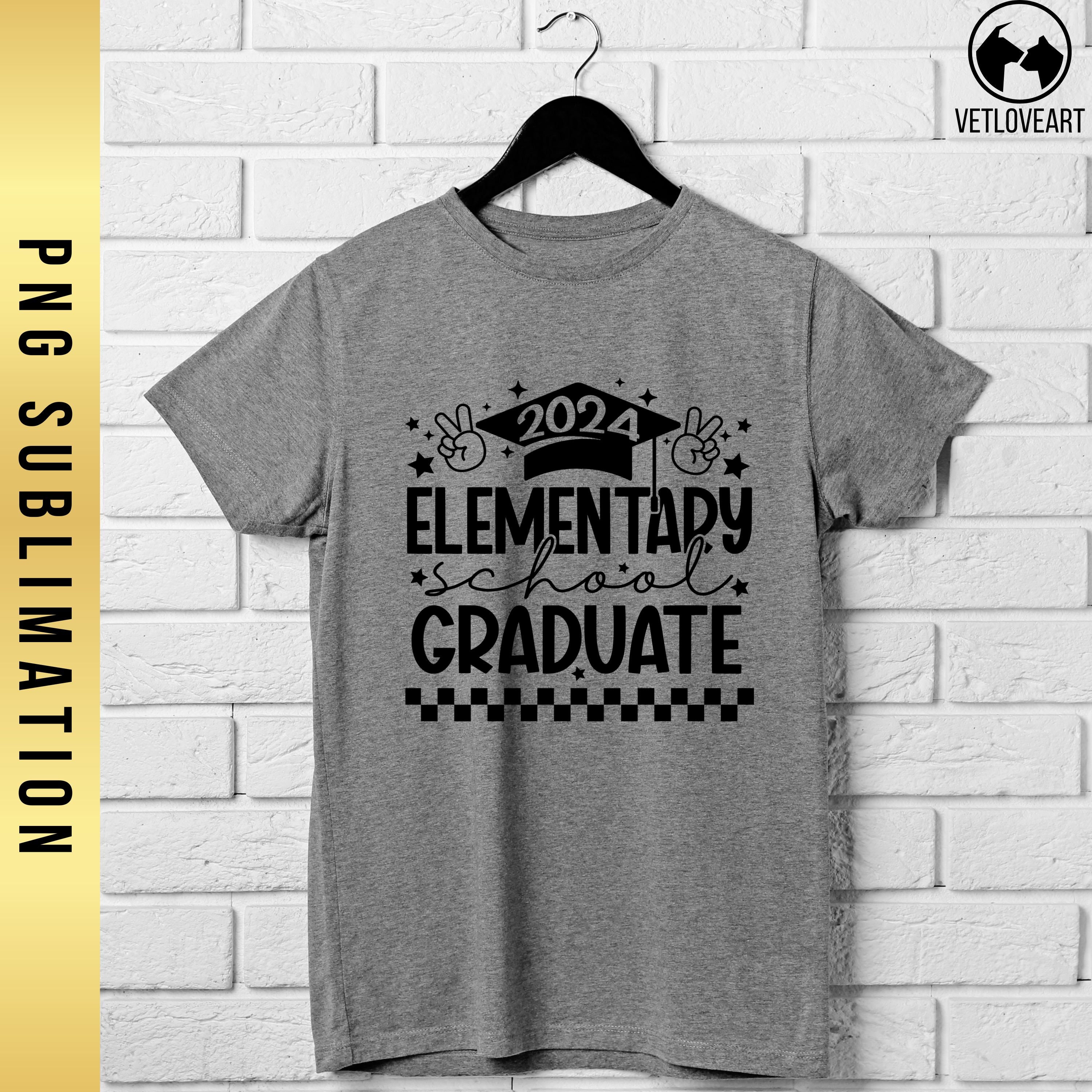 Elementary School Graduate PNG: Retro 5th Grade Design (digital ...