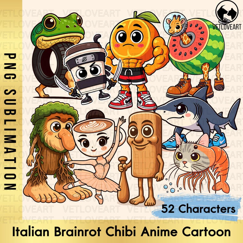 Italian Brainrot Png - Etsy