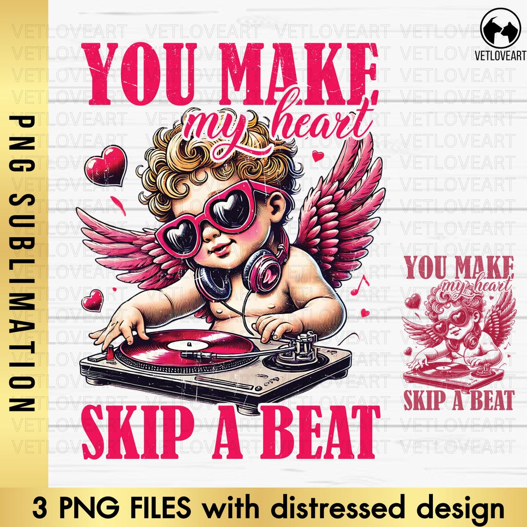 You Make My Heart Skip A Beat Png,funny Valentine Png,cupid Valentine ...