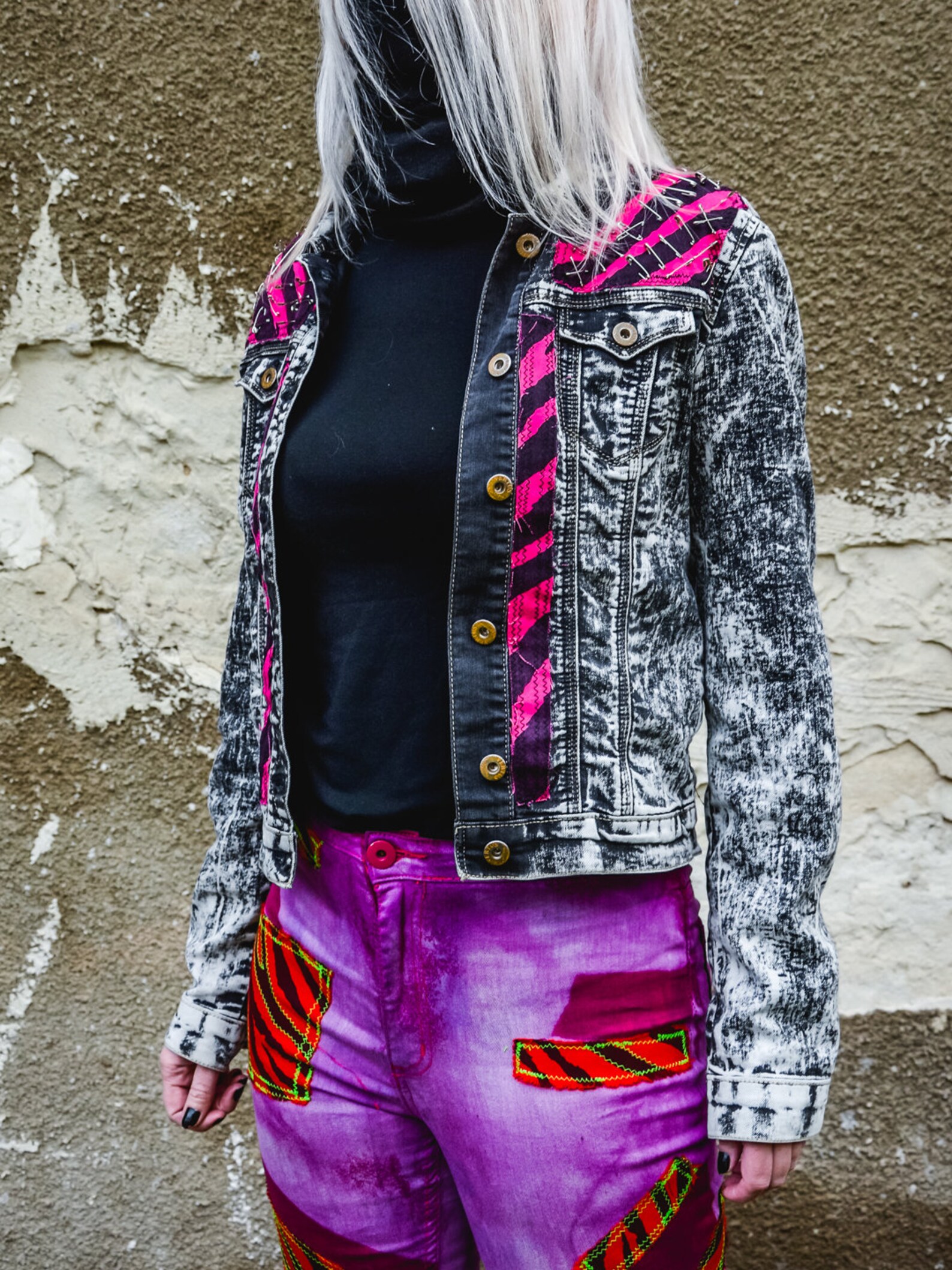 Crust Punk Jacket Custom Patchwork Jacket Punk Clothing | Etsy