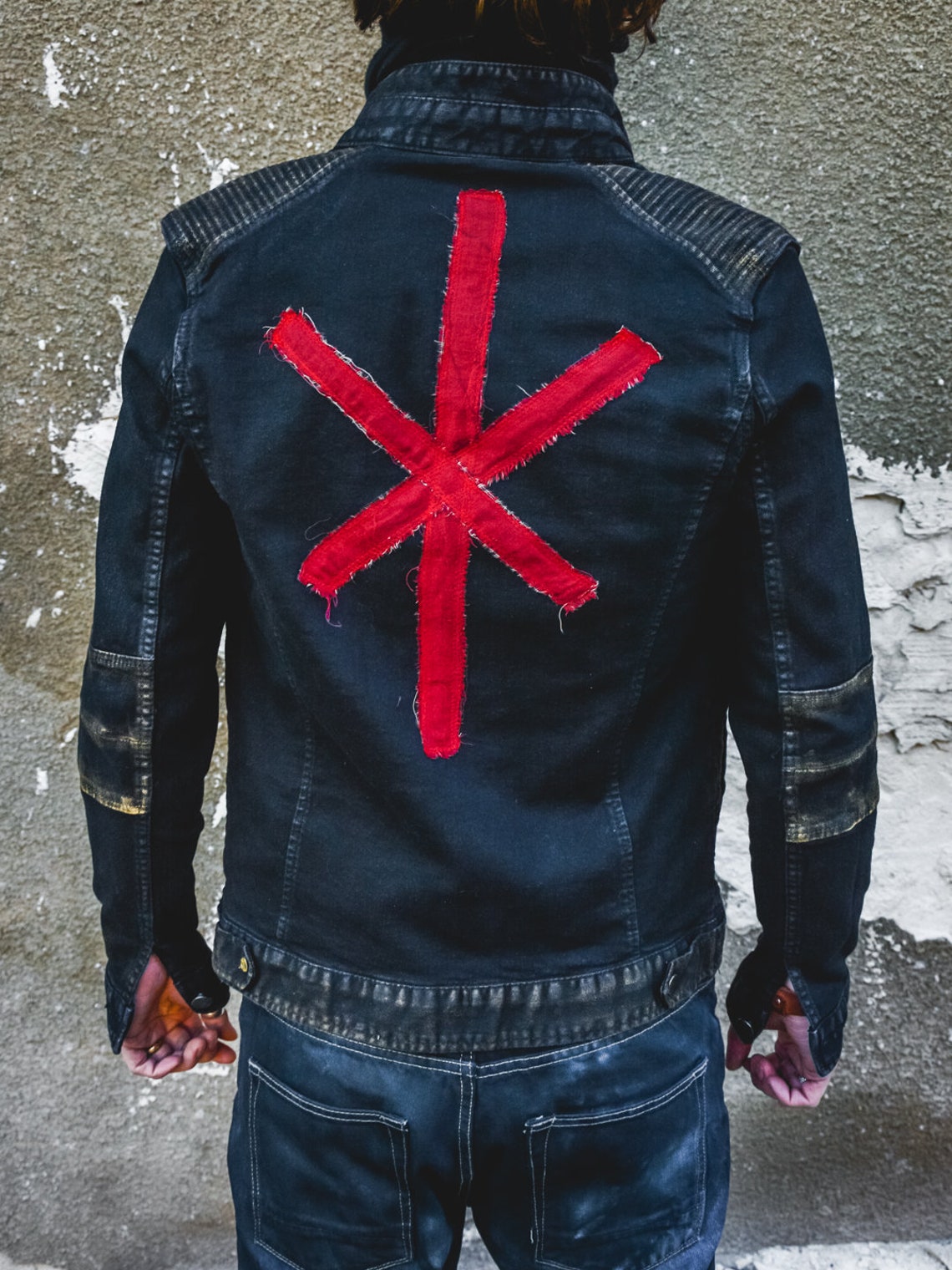 Crust Punk Jacket Custom Patchwork Jacket Punk Clothing | Etsy