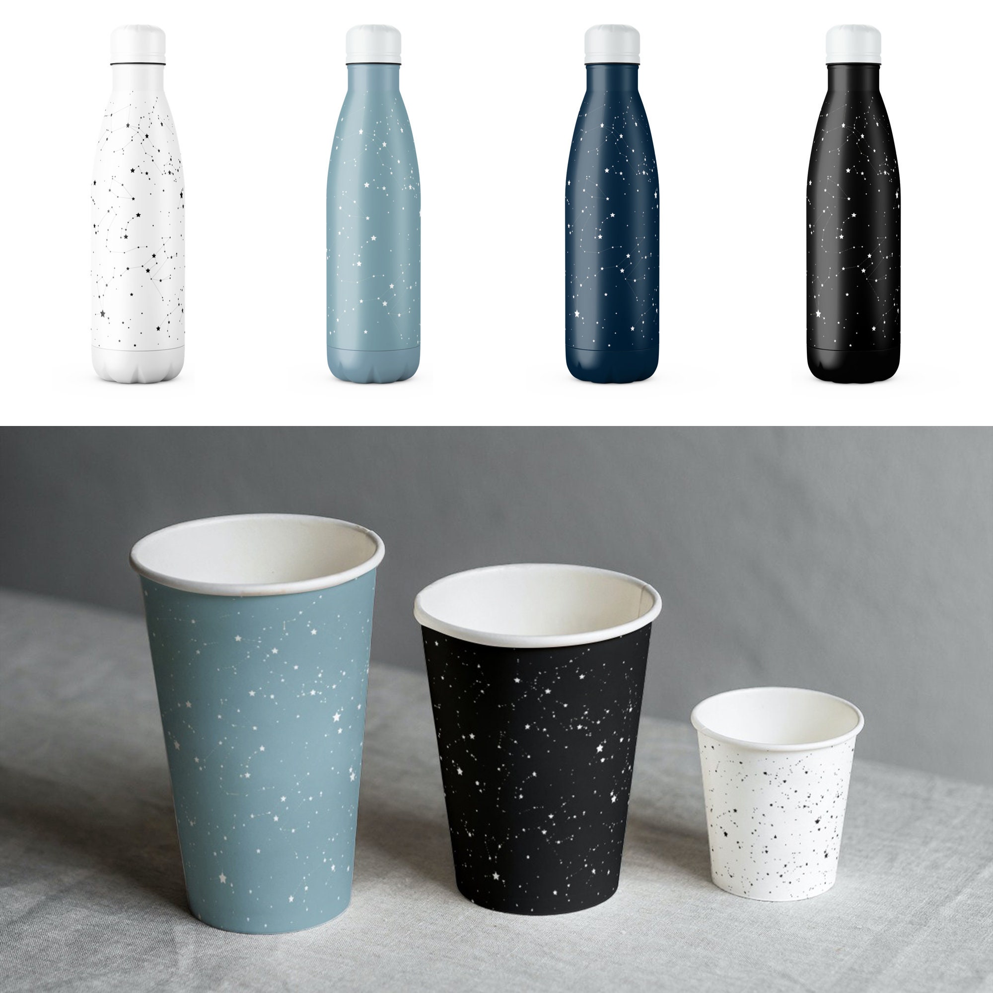 Stars Seamless Pattern SVG, Constellations Pattern, Starry Night ...